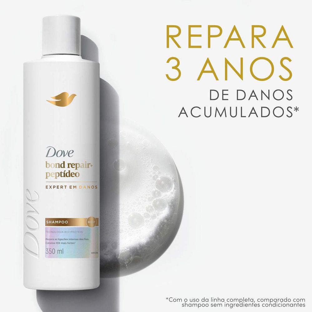 Shampoo Dove Bond Intense Repair 350ml - Drogaria Sao Paulo