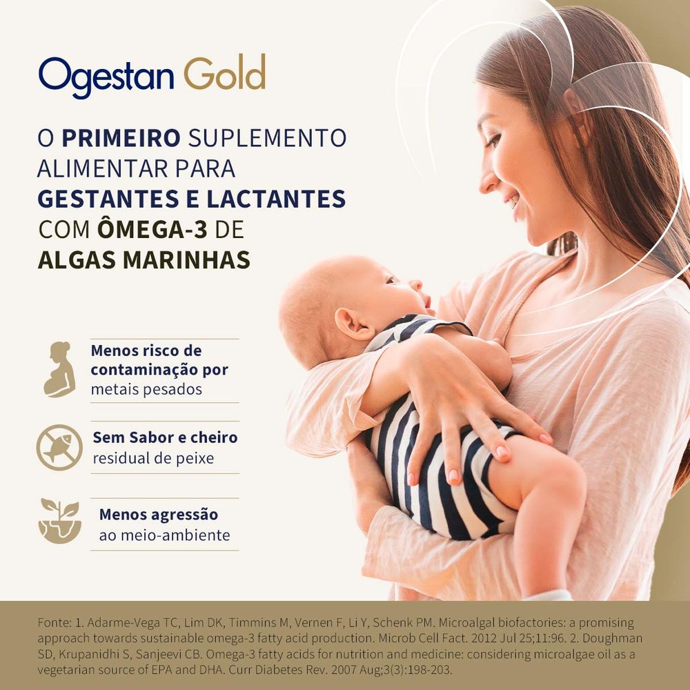 Ogestan Gold 30 Cápsulas - Drogaria Sao Paulo