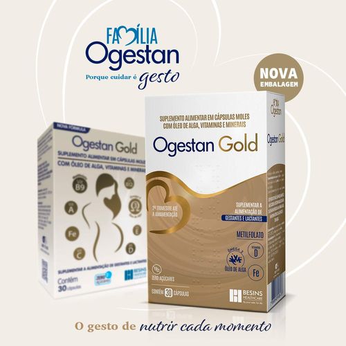 Ogestan Gold 30 Cápsulas - Drogaria Sao Paulo