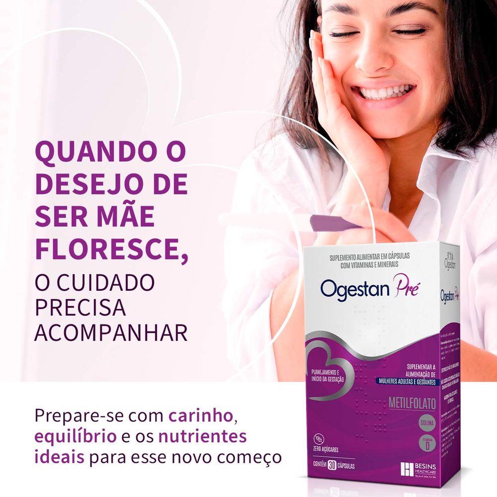 Ogestan Pré 30 Cápsulas - Drogaria Sao Paulo