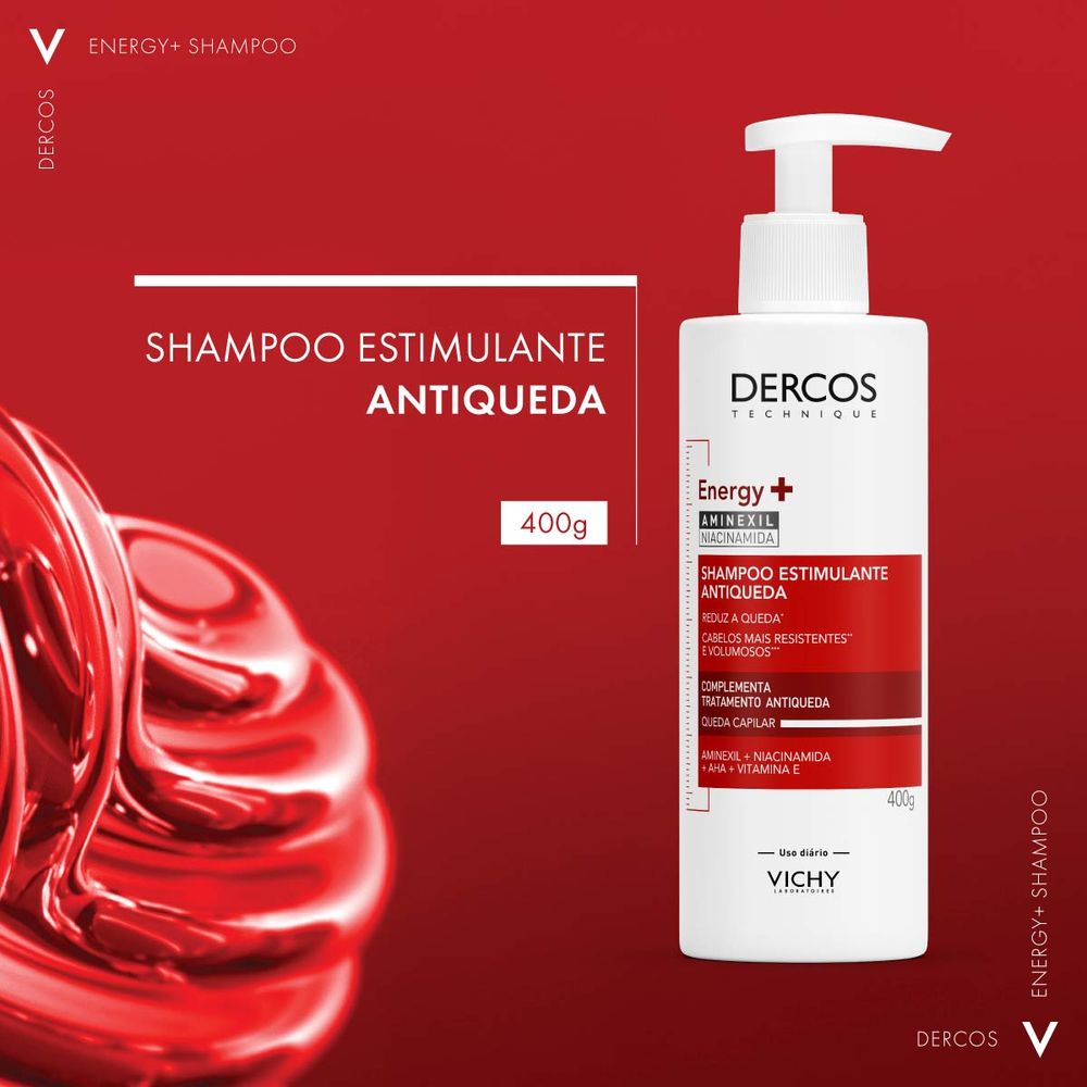 Shampoo Estimulante Vichy Dercos Energy+ Antiqueda 400ml - Drogaria Sao ...