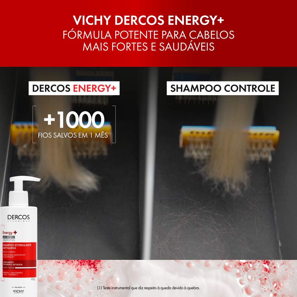 Shampoo Estimulante Vichy Dercos Energy+ Antiqueda 400ml - Drogaria Sao ...