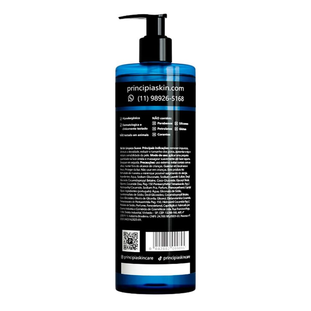 Gel de Limpeza Facial Principia 13% Tensoativos 2% AC Salicil 5% GL-01 ...