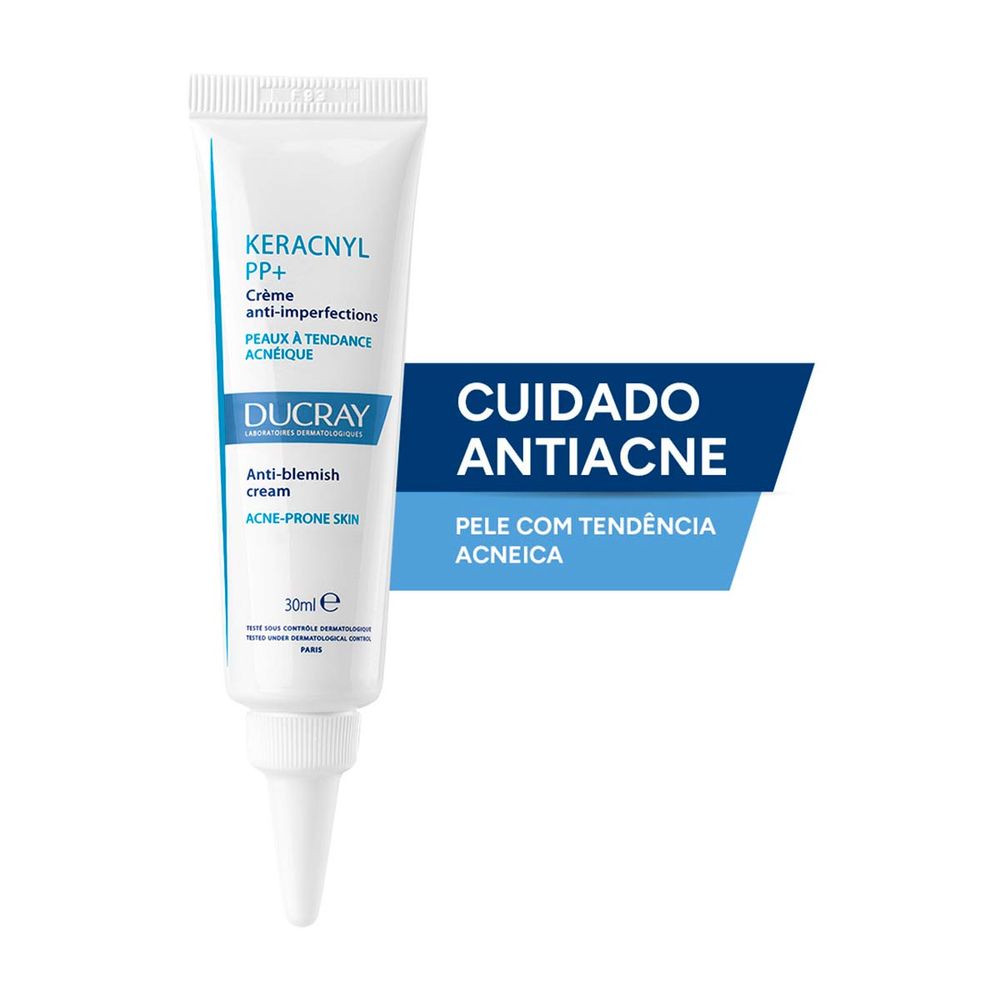 Creme Ducray Keracnyl Pp+ Cuidado Antiacne 30ml - Drogaria Sao Paulo