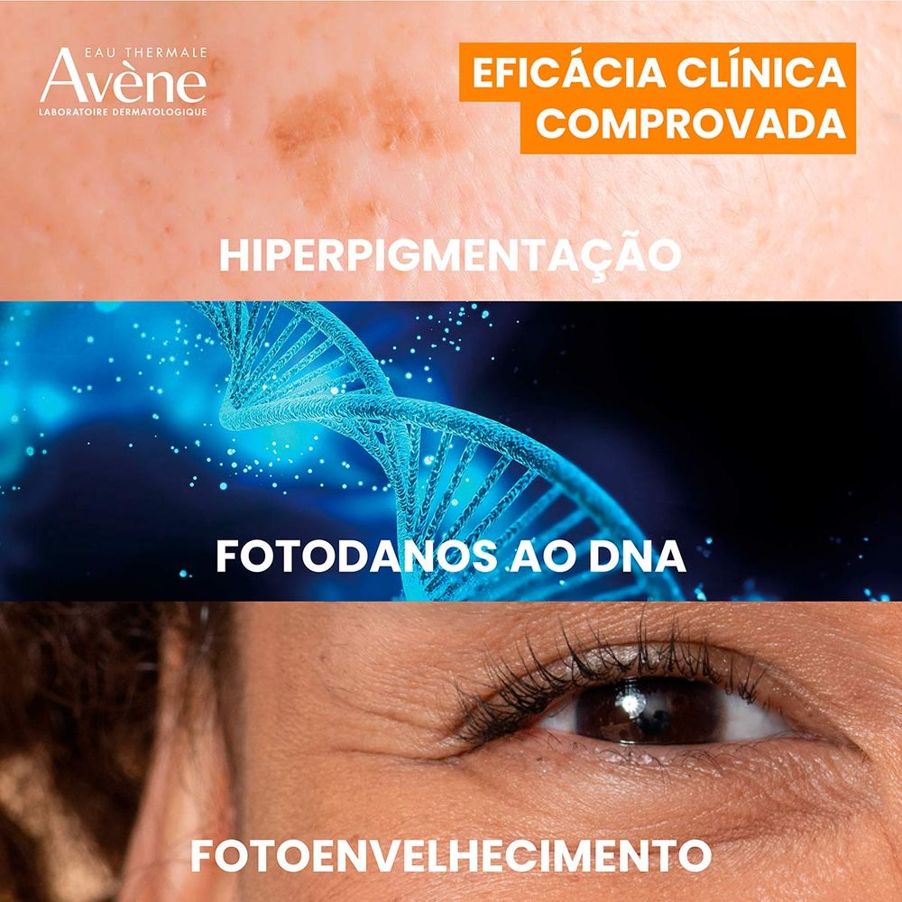 Protetor Solar Facial Avène FPS 50 Mat Perfect Sem Cor 40g Ultra Fluido ...