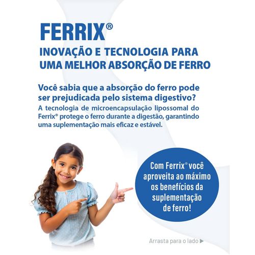 3x Ferrix Ferro Em Gotas Baby & Kids 5mg Por Porção 30ml - Drogaria Sao ...