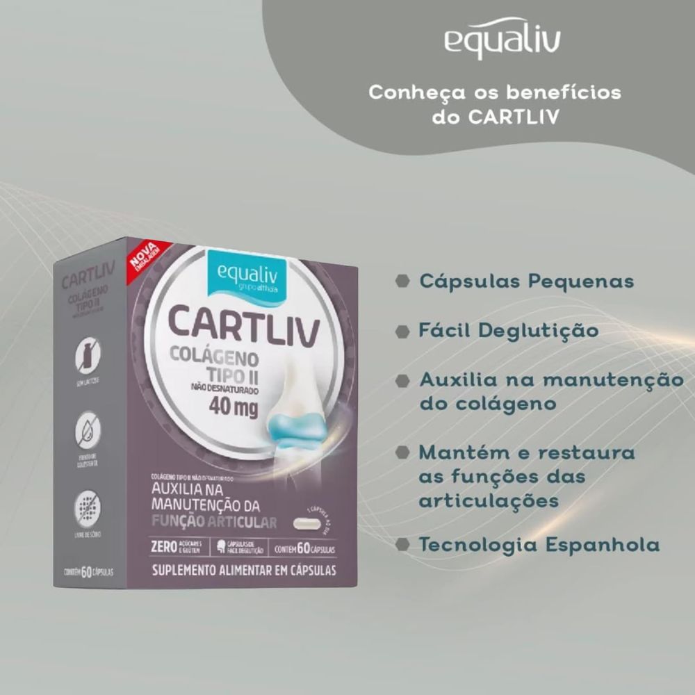 Suplemento Alimentar Cartliv Equaliv 60 Cápsulas - Drogaria Sao Paulo