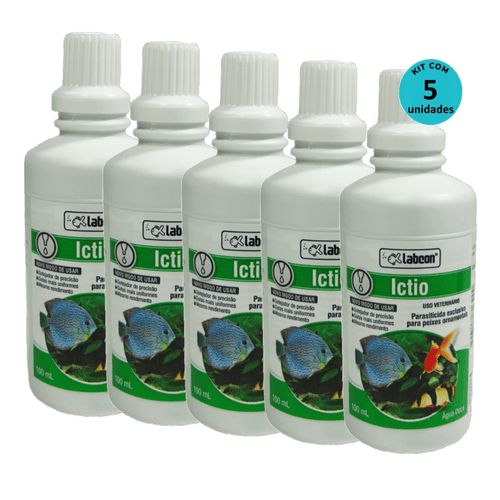 Kit Alcon Labcon Ictio 100ml - com 5 unidades - Drogaria Sao Paulo
