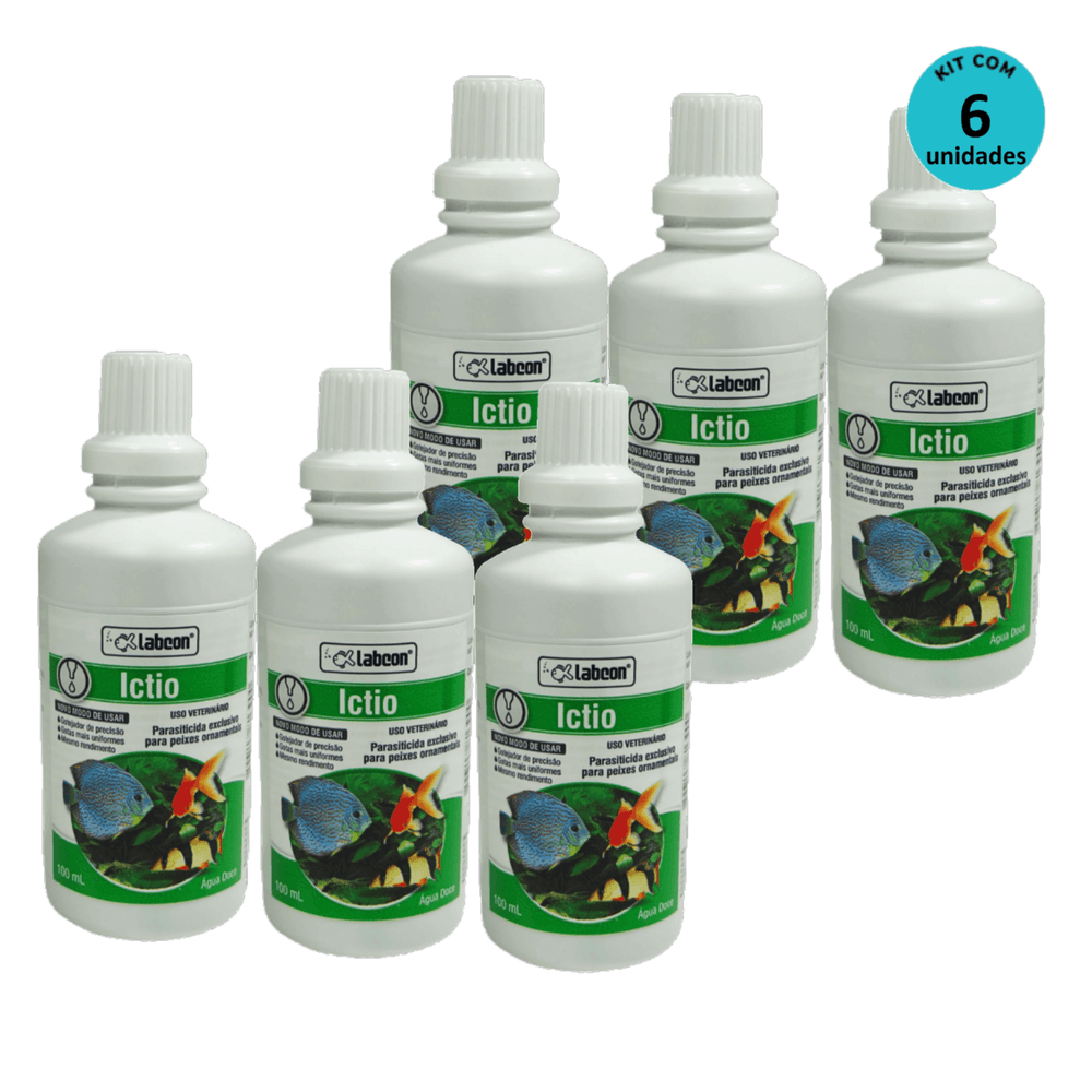 Kit Alcon Labcon Ictio 100ml - com 6 unidades - Drogaria Sao Paulo