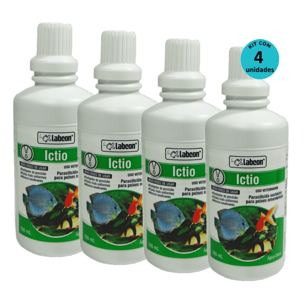 Kit Alcon Labcon Ictio 100ml - com 4 unidades - Drogaria Sao Paulo
