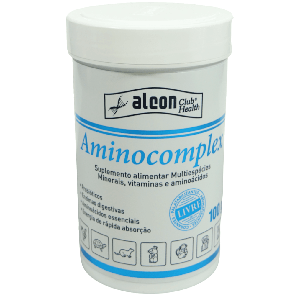 Alcon Club Health Aminocomplex 100g Suplemento Alimentar Multiespécies Kit Com 2 - Drogaria Sao ...