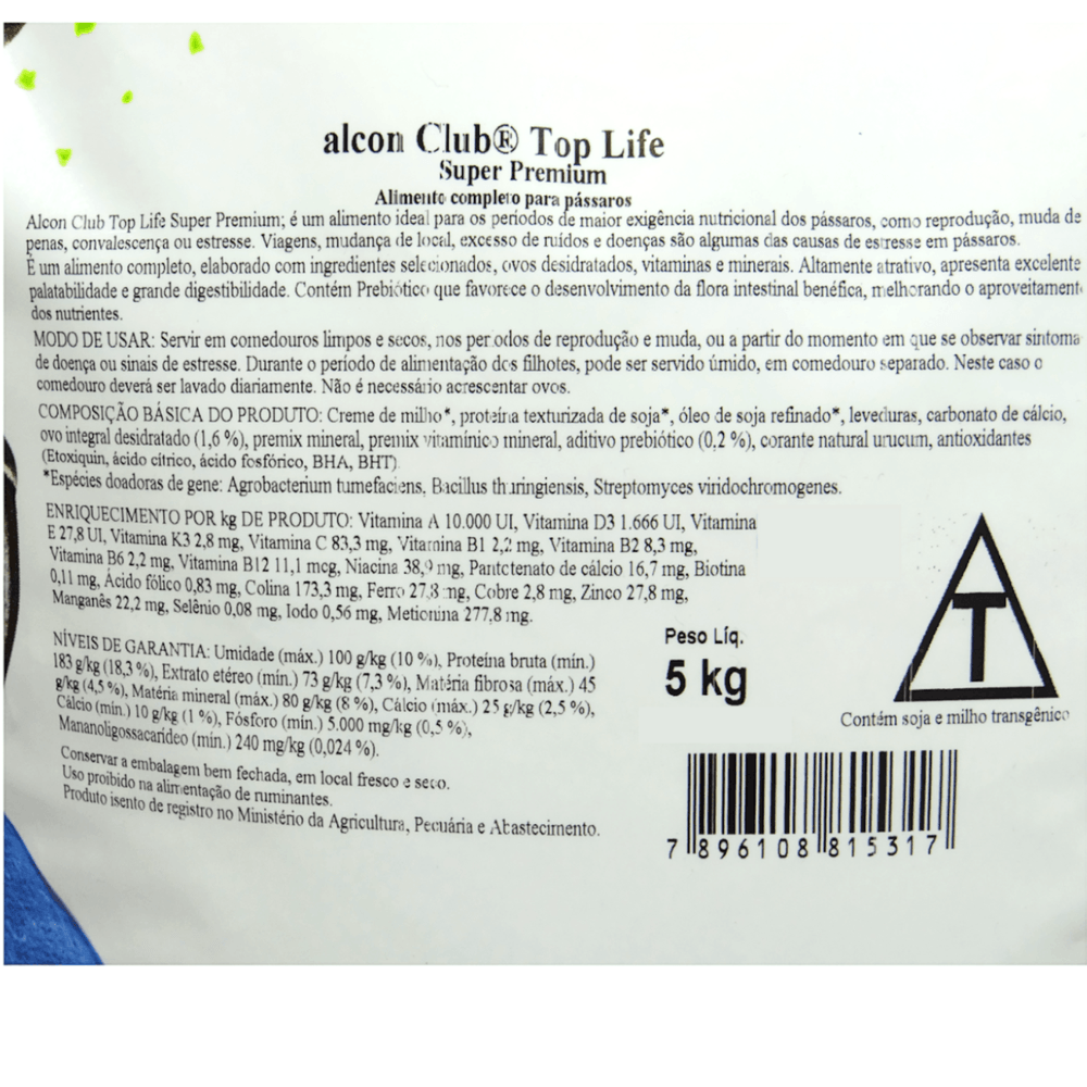 Alcon Club Top Life 5kg Super Premium - Drogaria Sao Paulo