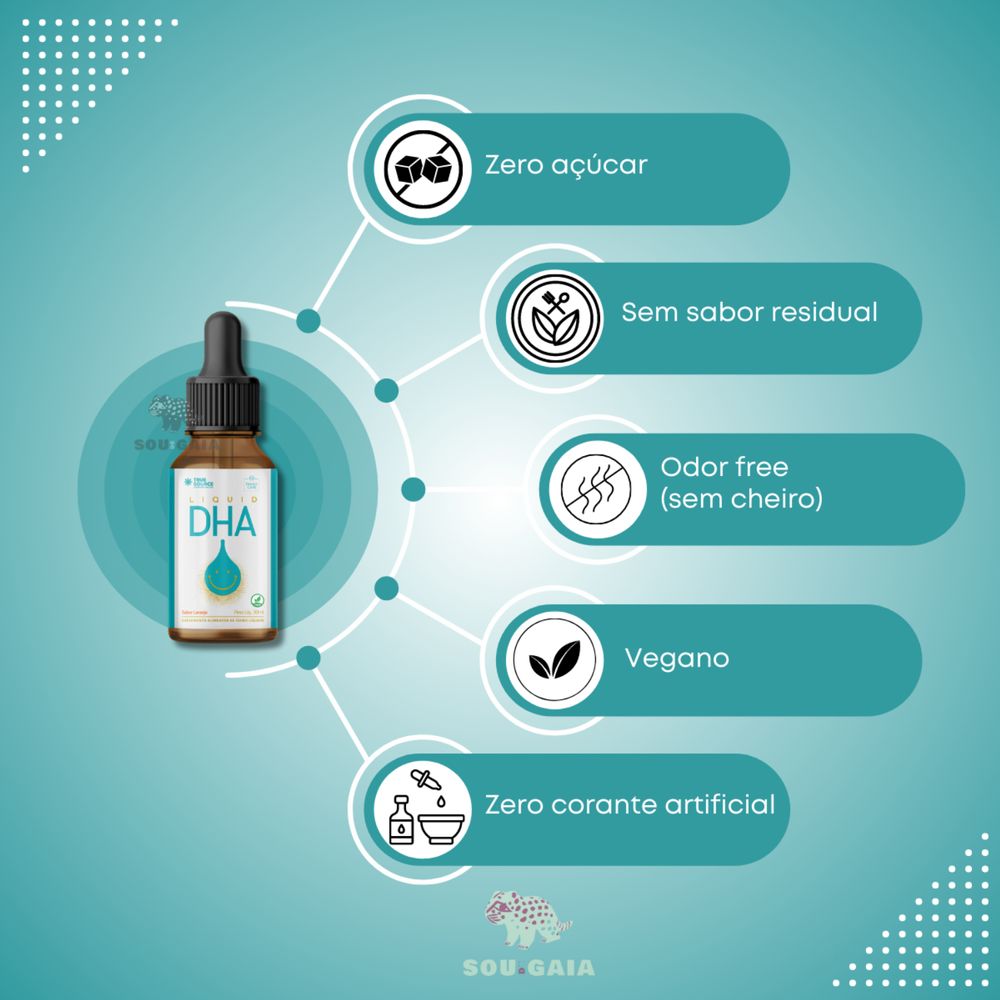 Kit 3 Liquid Dha 100% Natural gotas liquido TrueSource - Drogaria Sao Paulo