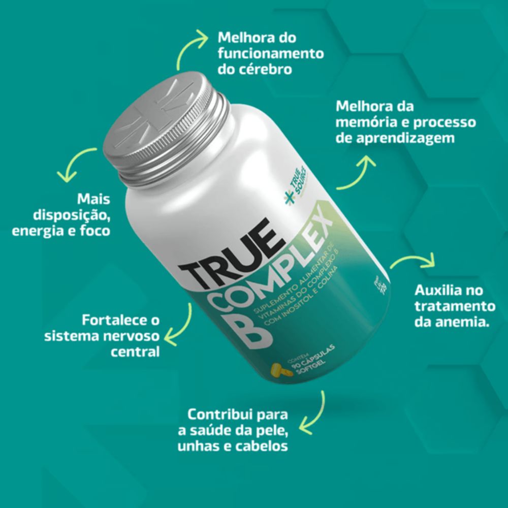True Complex B 90 Cápsulas True Source - Drogaria Sao Paulo