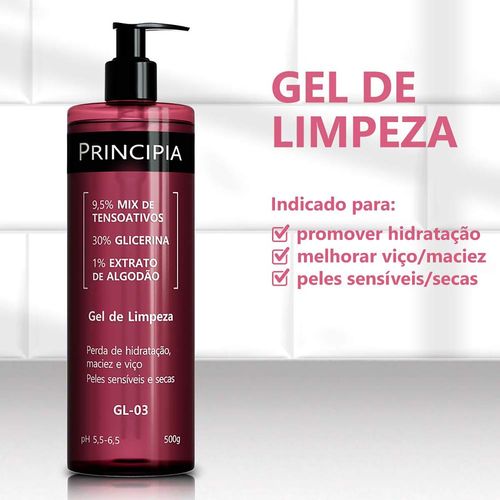 Gel de Limpeza Facial Principia GL-03 500ml - Drogaria Sao Paulo
