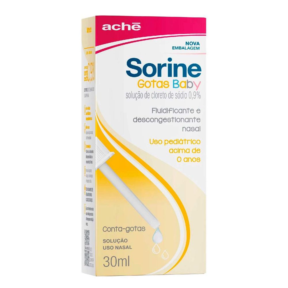 Descongestionante Infantil Sorine 30ml Gotas - Drogaria Sao Paulo