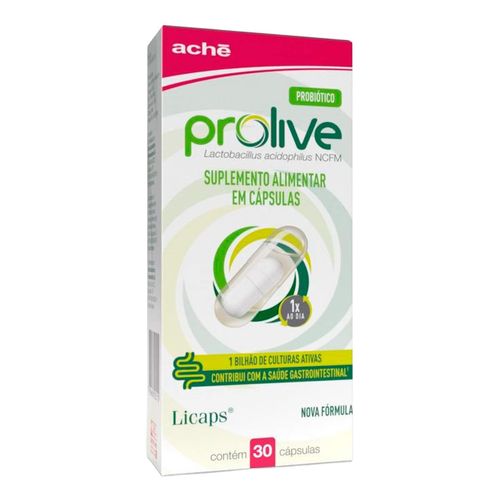 Suplemento Alimentar Prolive 30 Cápsulas - Drogaria Sao Paulo