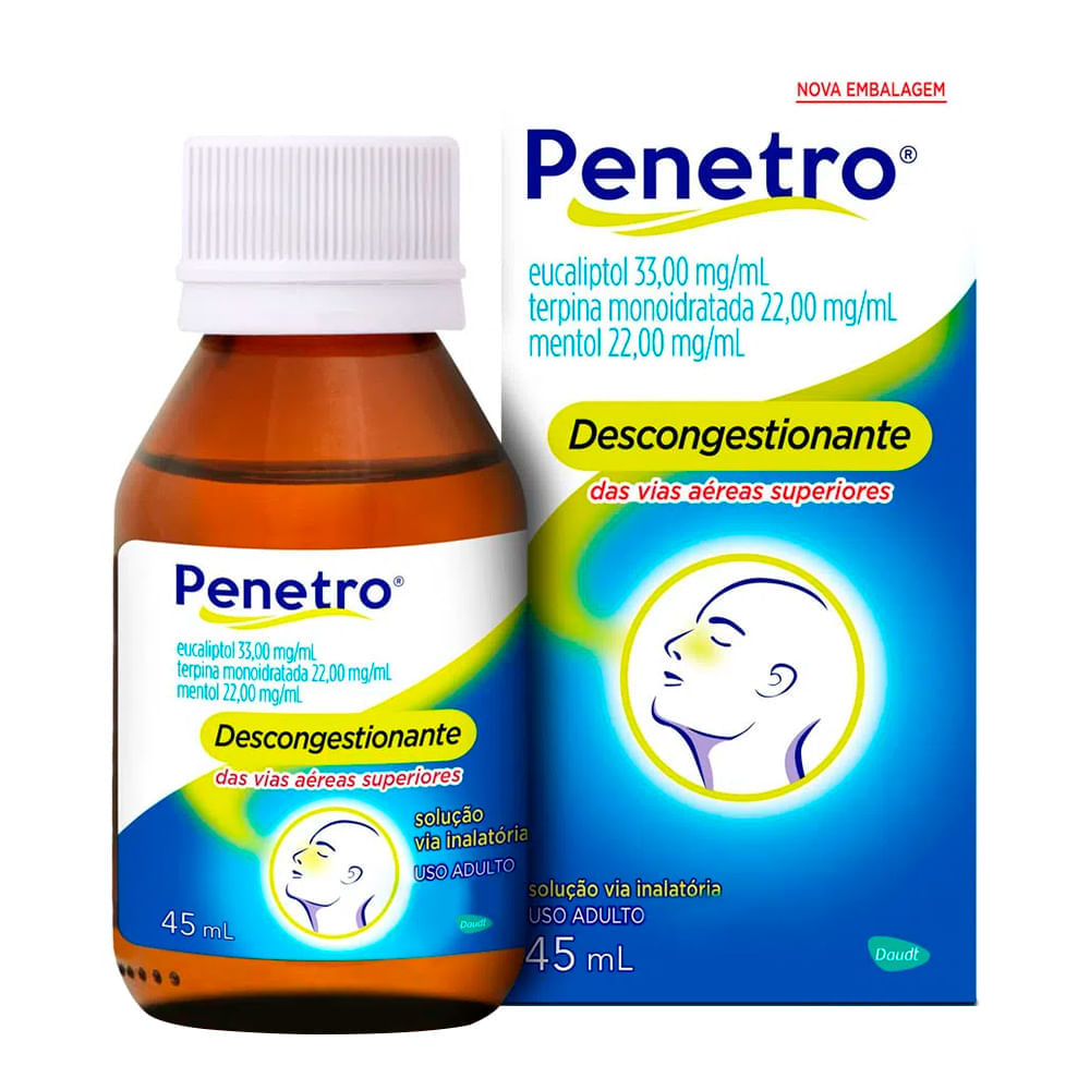 Penetro Daudt Inalante 45ml - Drogaria Sao Paulo