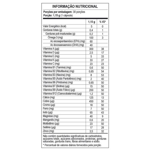 Suplemento Alimentar Omegative AZ Kress - Ômega 1000mg - 60cps ...