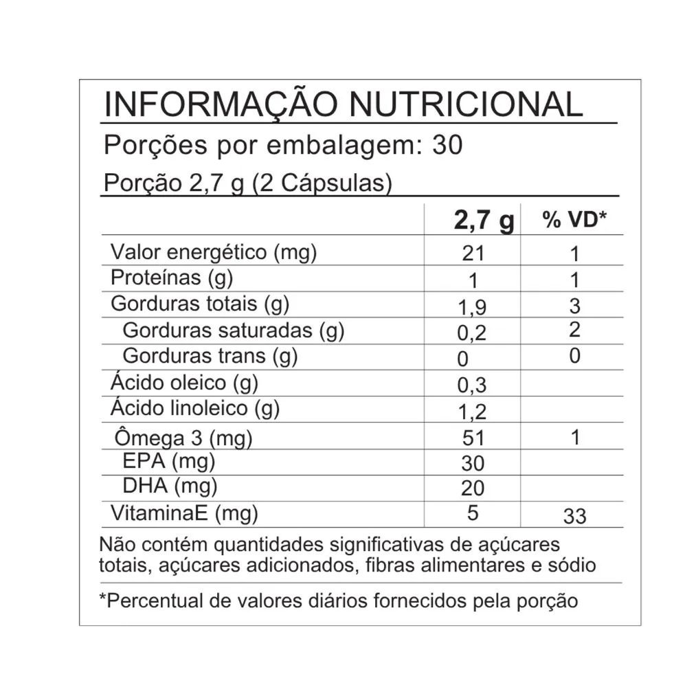Omega 3 - 60 Caps - Sharkpro Suplementos - Drogaria Sao Paulo