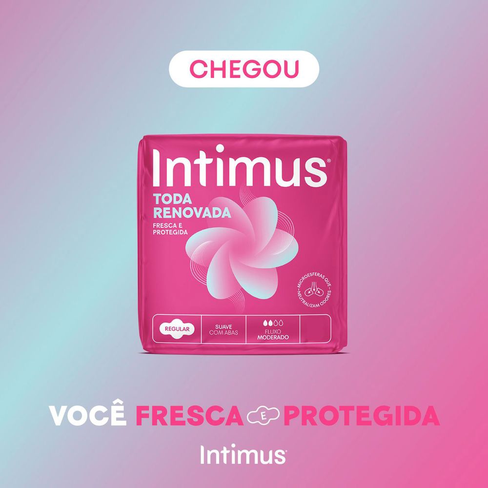 Absorvente Intimus Toda Renovada Dia Suave 14 unidades - Drogaria Sao Paulo