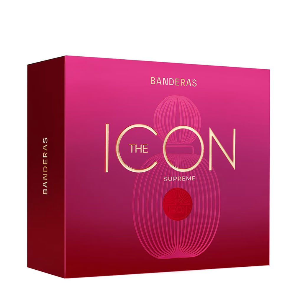 Kit Banderas The Icon Woman Supreme - Edp 100ml + Deo 150ml - Drogaria ...