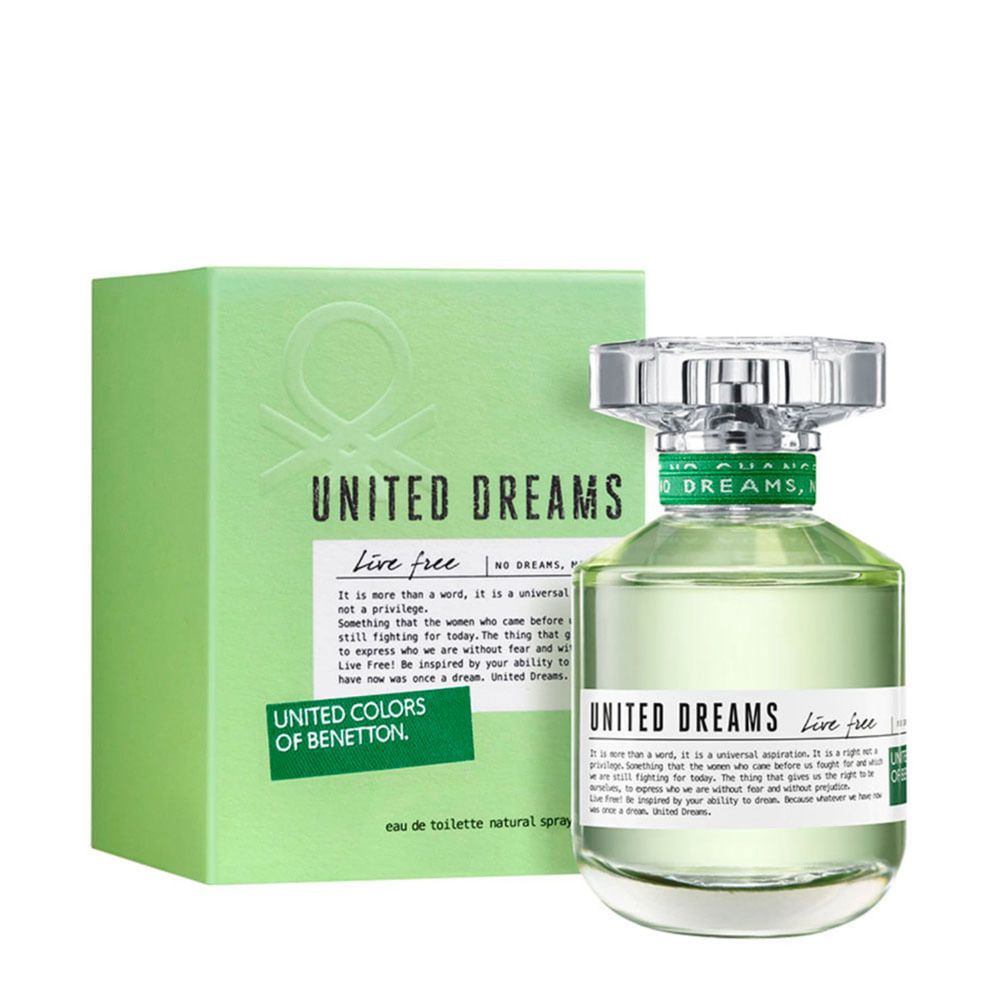 Benetton United Dreams Live Free Eau de Toilette - Perfume Feminino ...