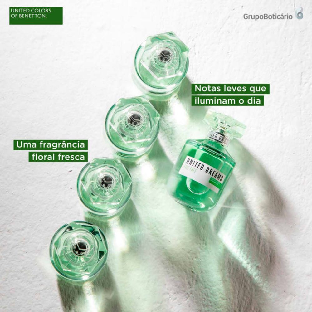 Benetton United Dreams Live Free Eau de Toilette - Perfume Feminino ...