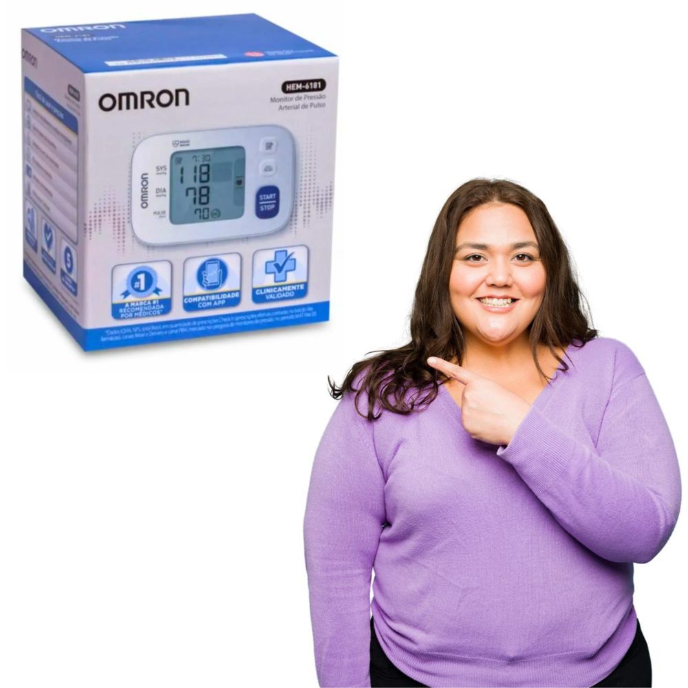 Aparelho De Pressão De Pulso Auto Hem-6181 Omron - Drogaria Sao Paulo