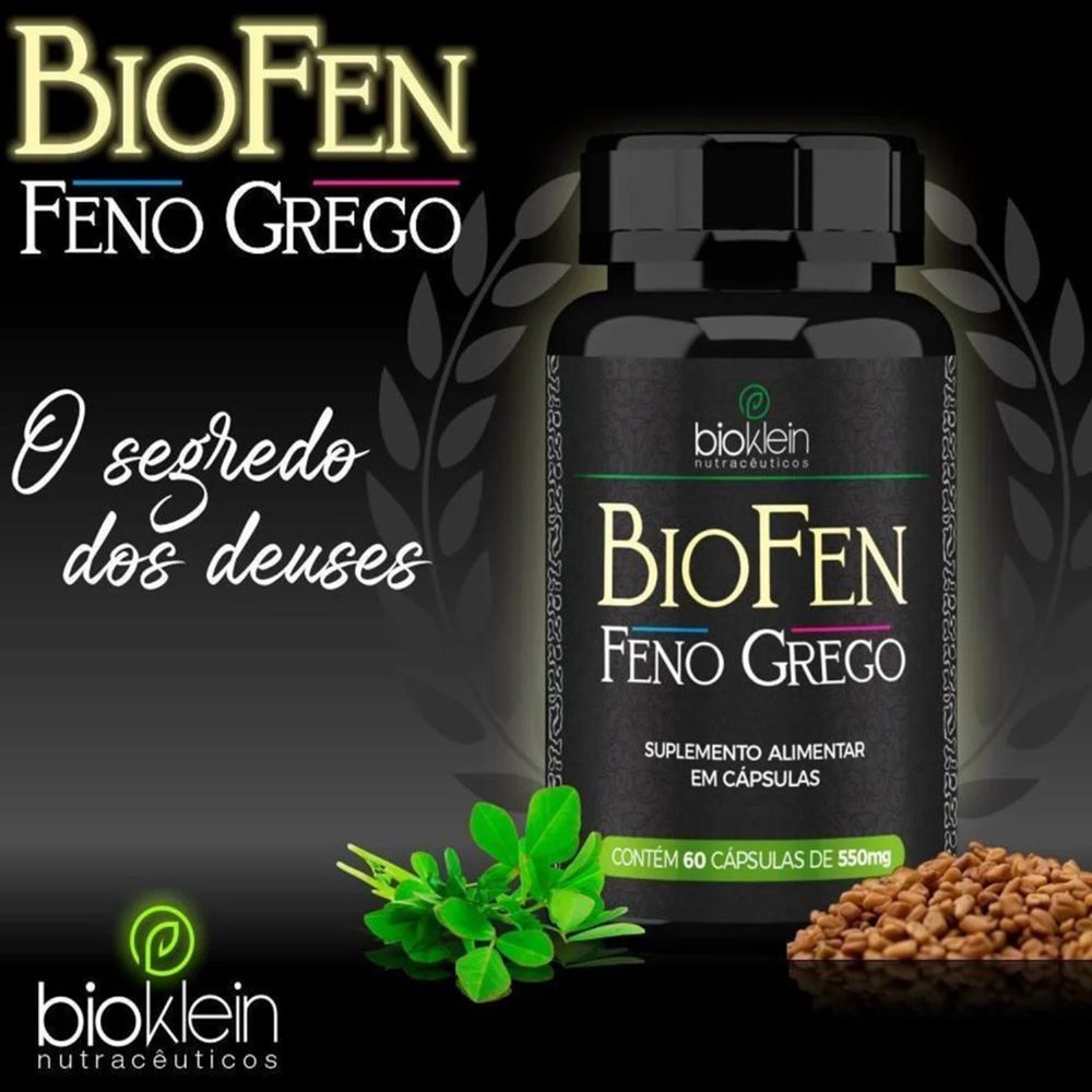 BIO FEN FENO GREGO (COM EXTRATO DA SEMENTE DE FENO GREGO) 550MG 60 CÁPS ...