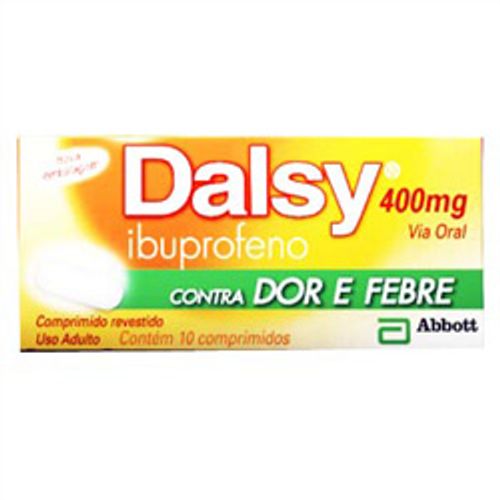Dalsy Adulto 400mg Abbott 10 Comprimidos Revestidos - Drogaria Sao Paulo