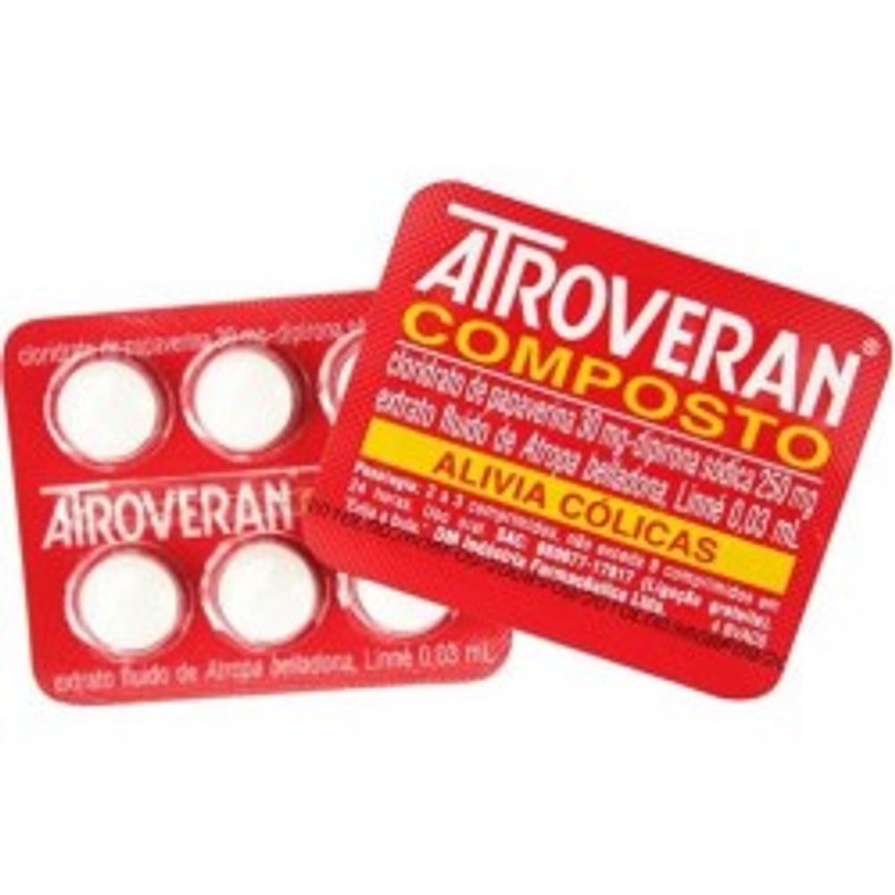 Atroveran Blister Neo Química 6 Comprimidos - Drogaria Sao Paulo