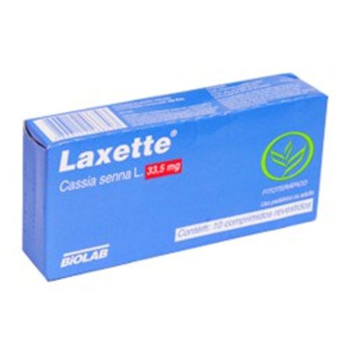 Laxette 33 5mg Biolab 10 Comprimidos - Drogaria Sao Paulo