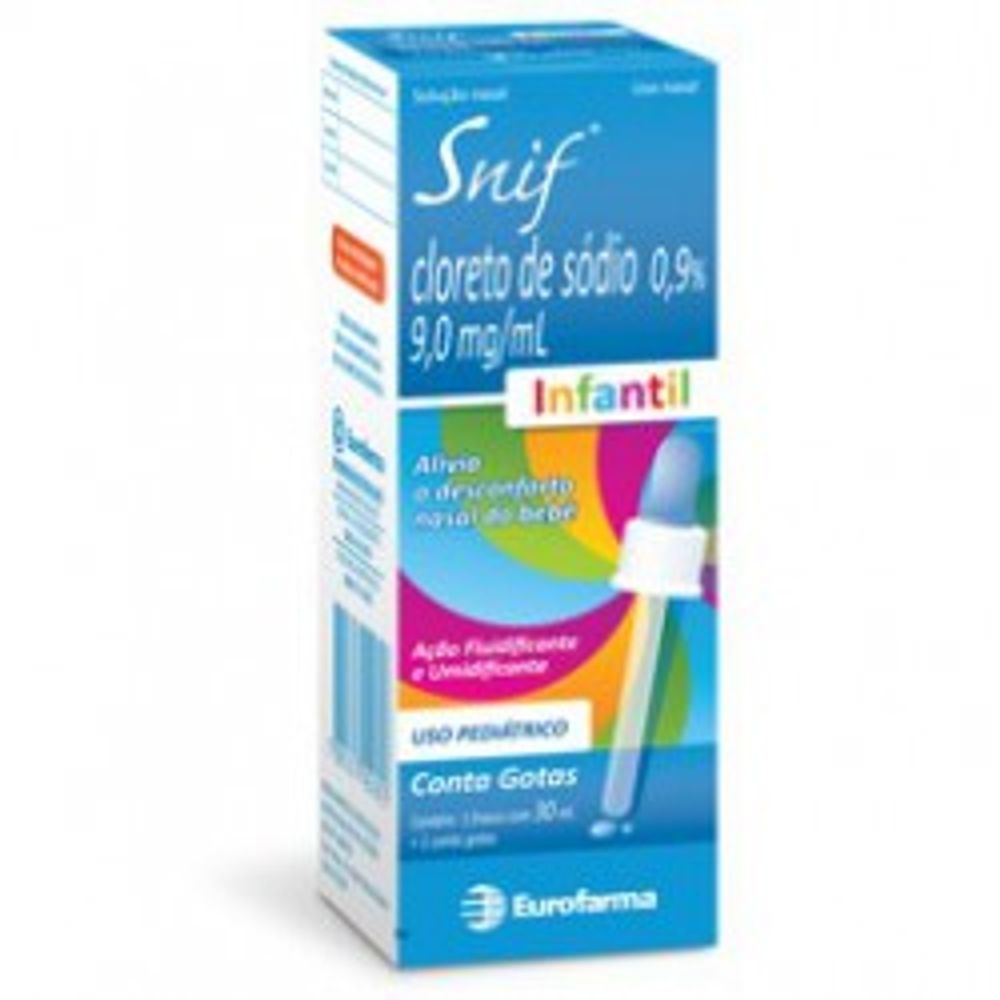 Solução Nasal Snif 3% Eurofarma 30ml - Drogaria Sao Paulo
