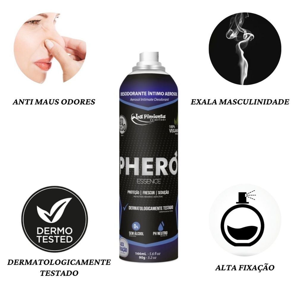 Desodorante Íntimo Masculino Perfume Exclusivo Phero Essence - Drogaria ...