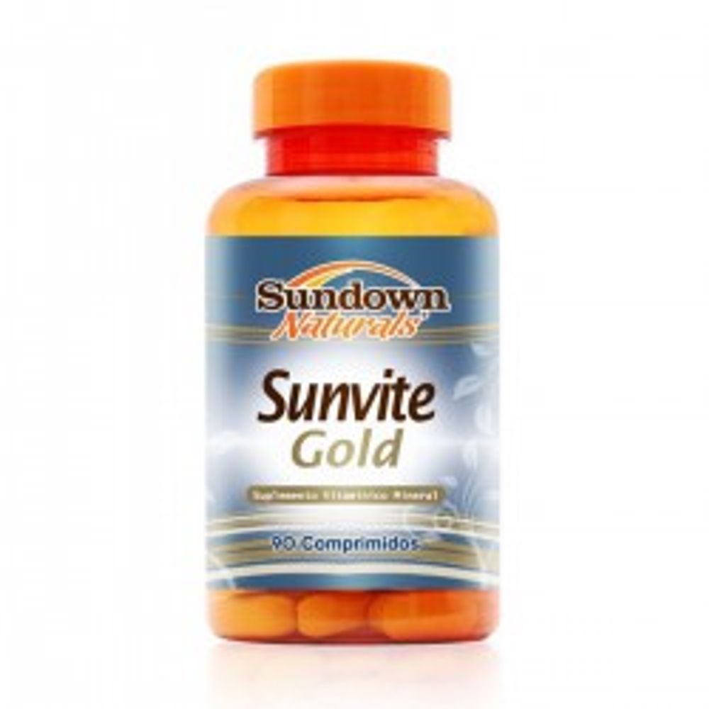 Sunvite Gold Sundown Natuals 90 Comprimidos - Drogaria Sao Paulo