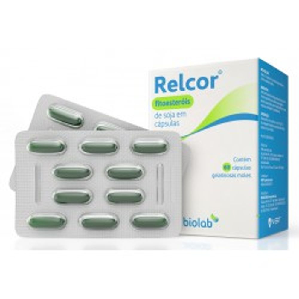 Relcor 650mg Biolab 60 cápsulas - Drogaria Sao Paulo