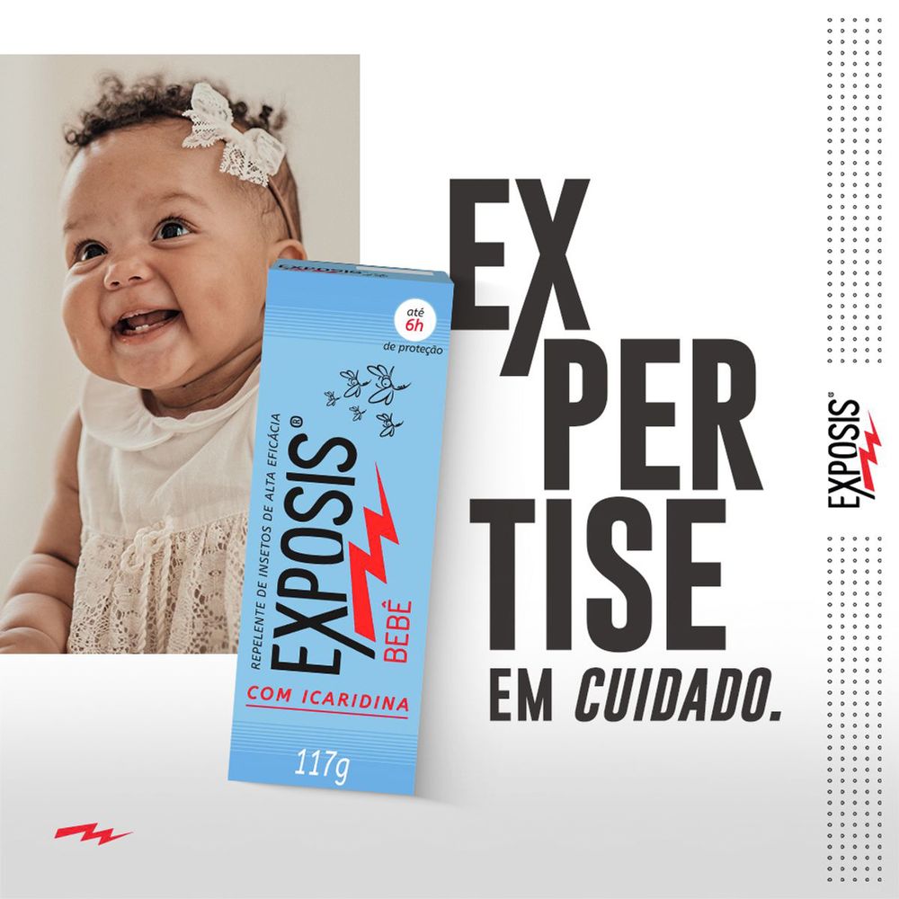 Repelente Exposis Bebê Gel 117ml - Drogaria Sao Paulo