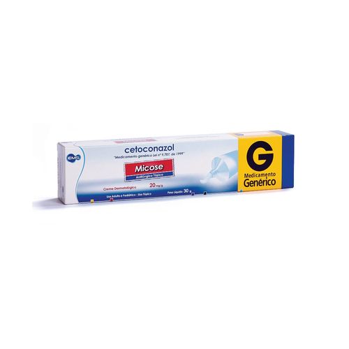 Cetoconazol Creme 20mg Genérico EMS 30g - Drogaria Sao Paulo