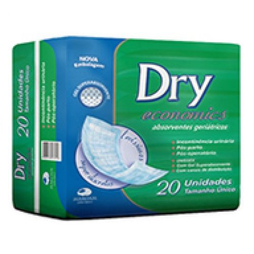 Absorvente geriátrico dry c/20 unidades - Drogaria Sao Paulo