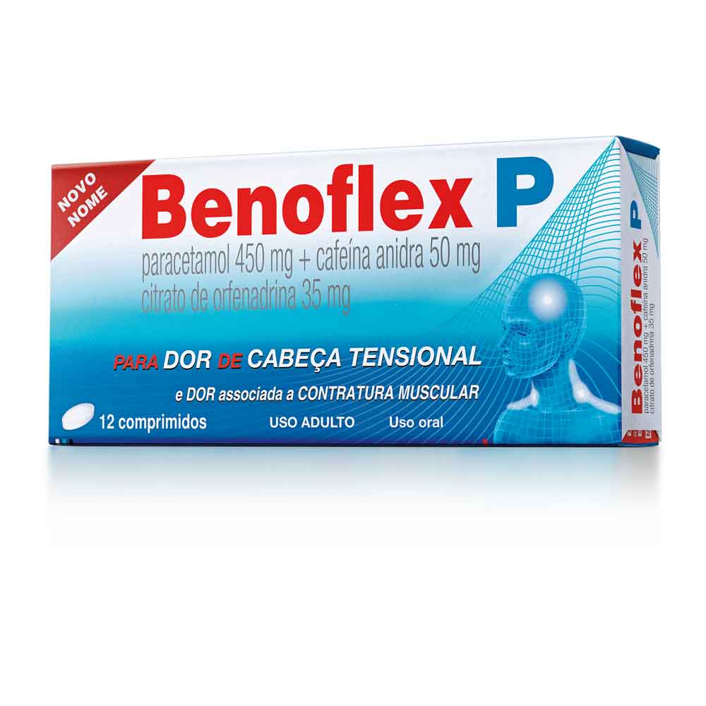 Benoflex P Sanofi Aventis 12 Comprimidos Revestidos - Drogaria Sao Paulo