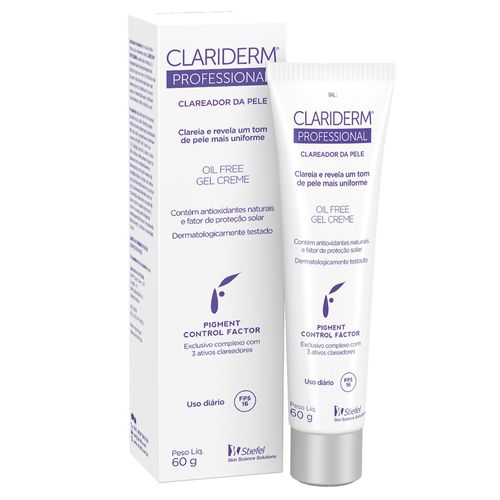 Clareador de Pele Clariderm Professional FPS 16 60g - Drogaria Sao Paulo