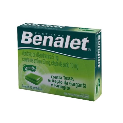Benalet Menta Johnson's 12 Pastilhas - Drogaria Sao Paulo