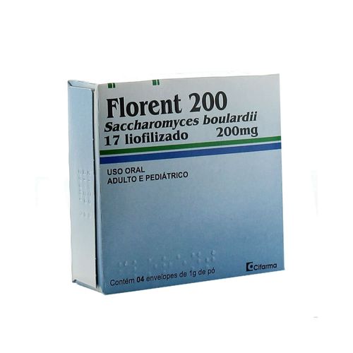 Florent Pó 200mg GRB 4 Envelopes 1g - Drogaria Sao Paulo