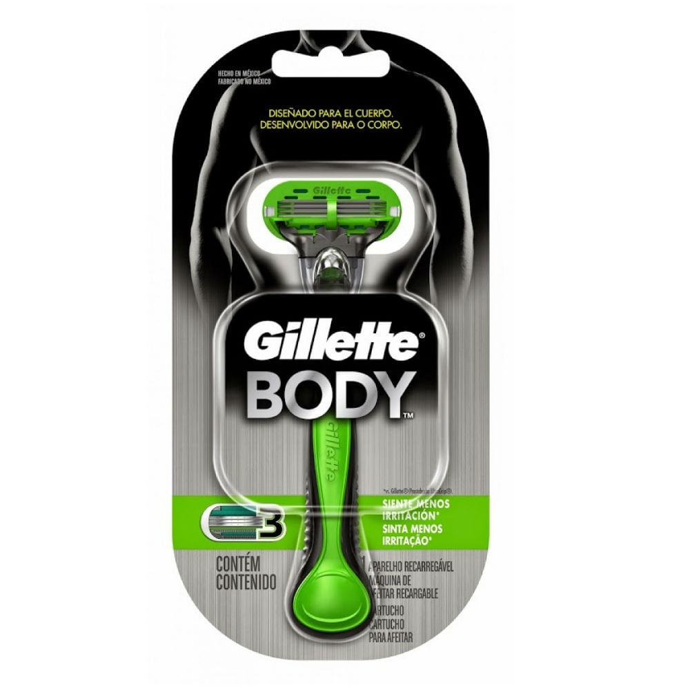 Kit Aparelho Gillette Body + Carga 2 Unidades - Drogaria Sao Paulo