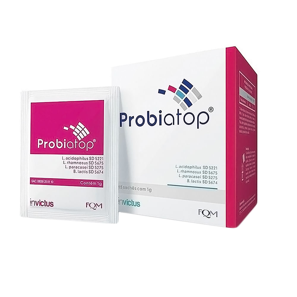 Probiatop Invictus 15 Sachês com 1g - Drogaria Sao Paulo