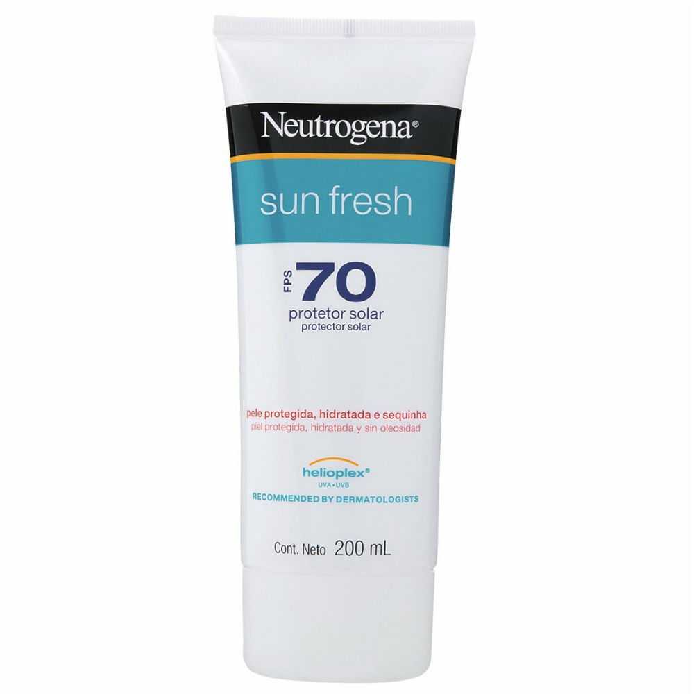 Protetor Solar Neutrogena Sun Fresh FPS 70 200ml - Drogaria Sao Paulo