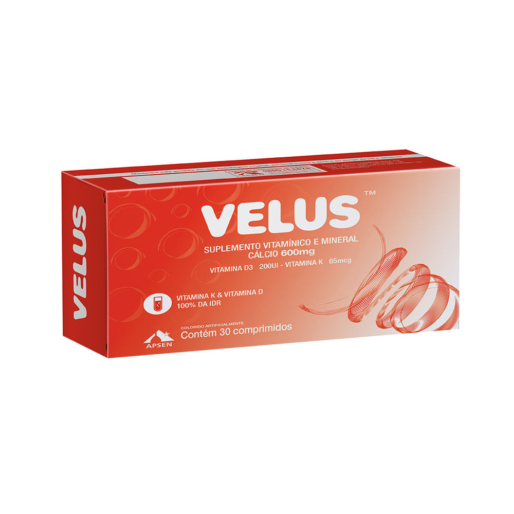 Velus Apsen 30 Comprimidos - Drogaria Sao Paulo