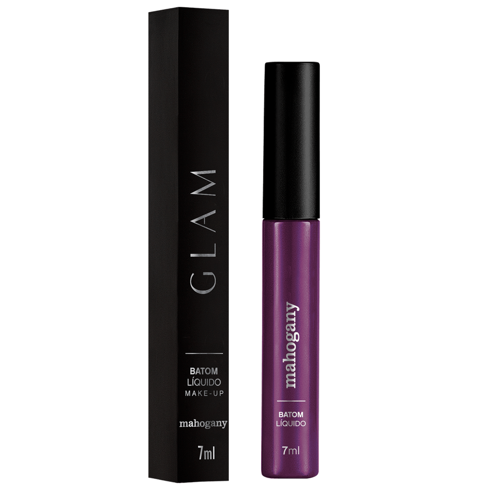 Batom Líquido Matte Glam Makeup Disco Vinil Mahogany 7ml - Drogaria Sao ...