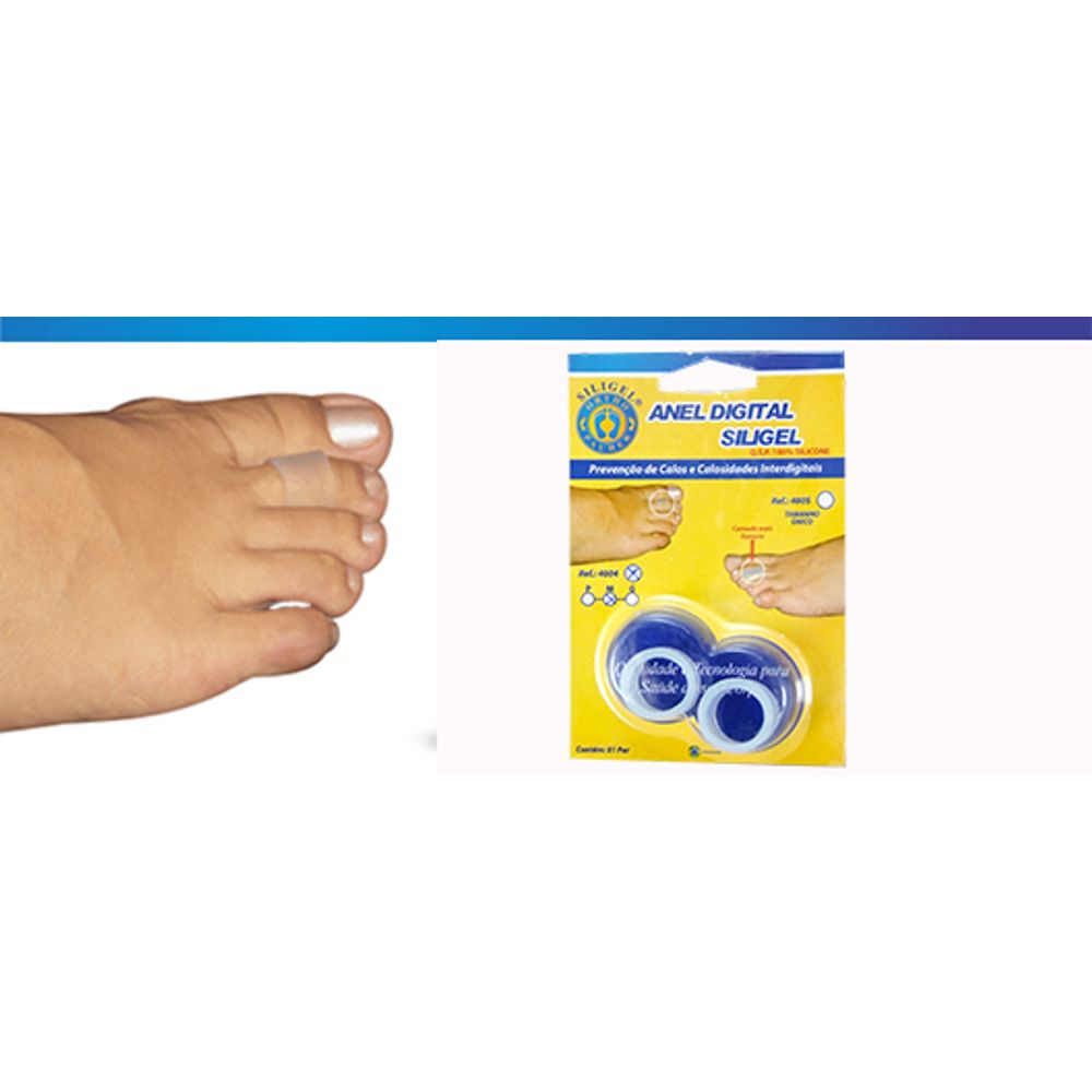Anel Digital Siligel 4004 Ortho Pauher - Drogaria Sao Paulo
